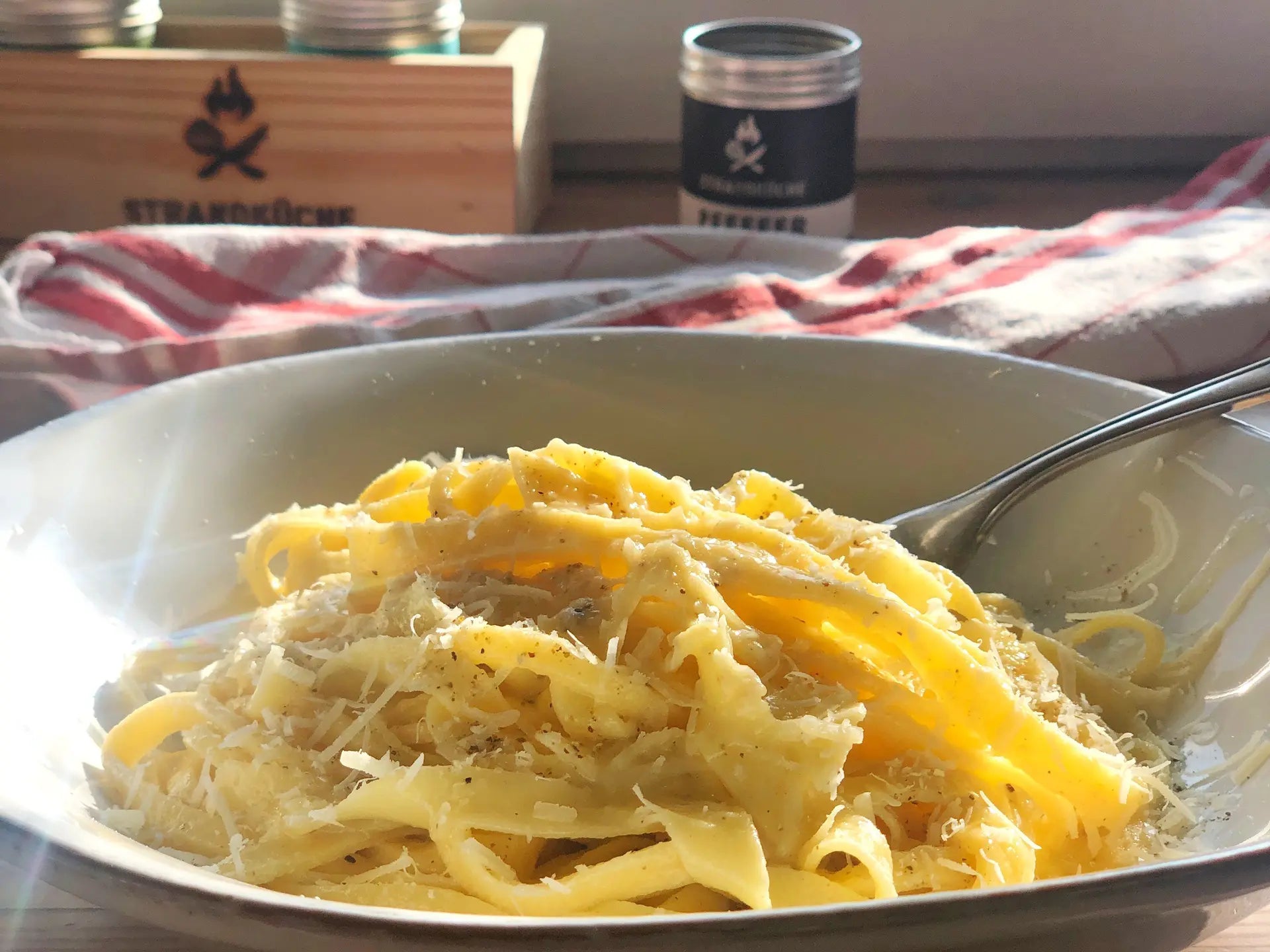 Fettuccine Alfredo – Strandküche